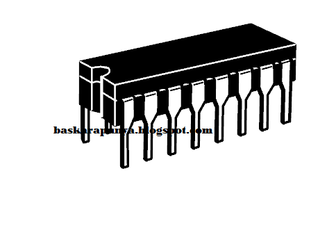 Baskara Blog: Rangkaian Counter Dengan IC 74192