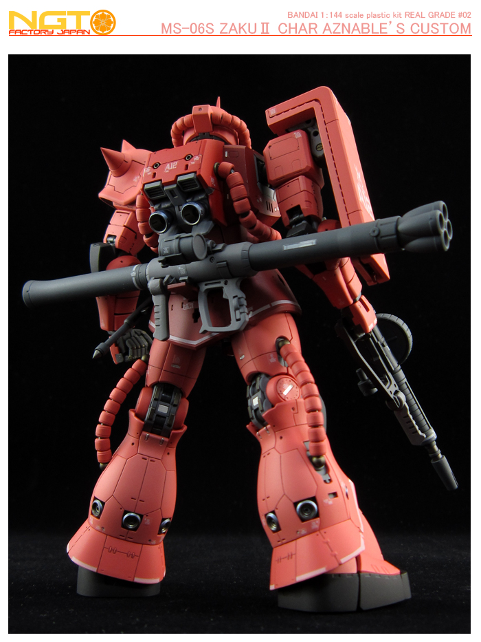 GUNDAM GUY: RG 1/144 MS-06S Zaku II Char Aznable's Custom - Customized ...