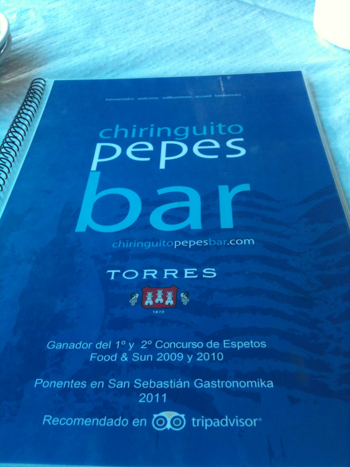 EL BLOG DE LA TORTUGA CHLOE: CHIRINGUITO PEPES BAR