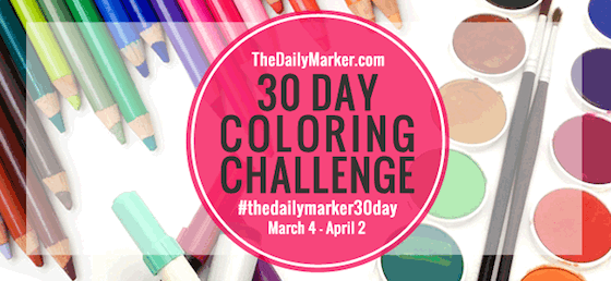 Simply Beautiful: 30 Day Coloring Challenge ~ Day 3