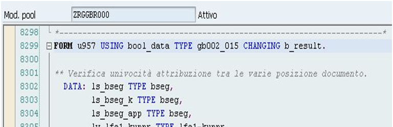 Informazioni utili e pratiche su SAP: ABAP: Sostituzioni e Validazioni