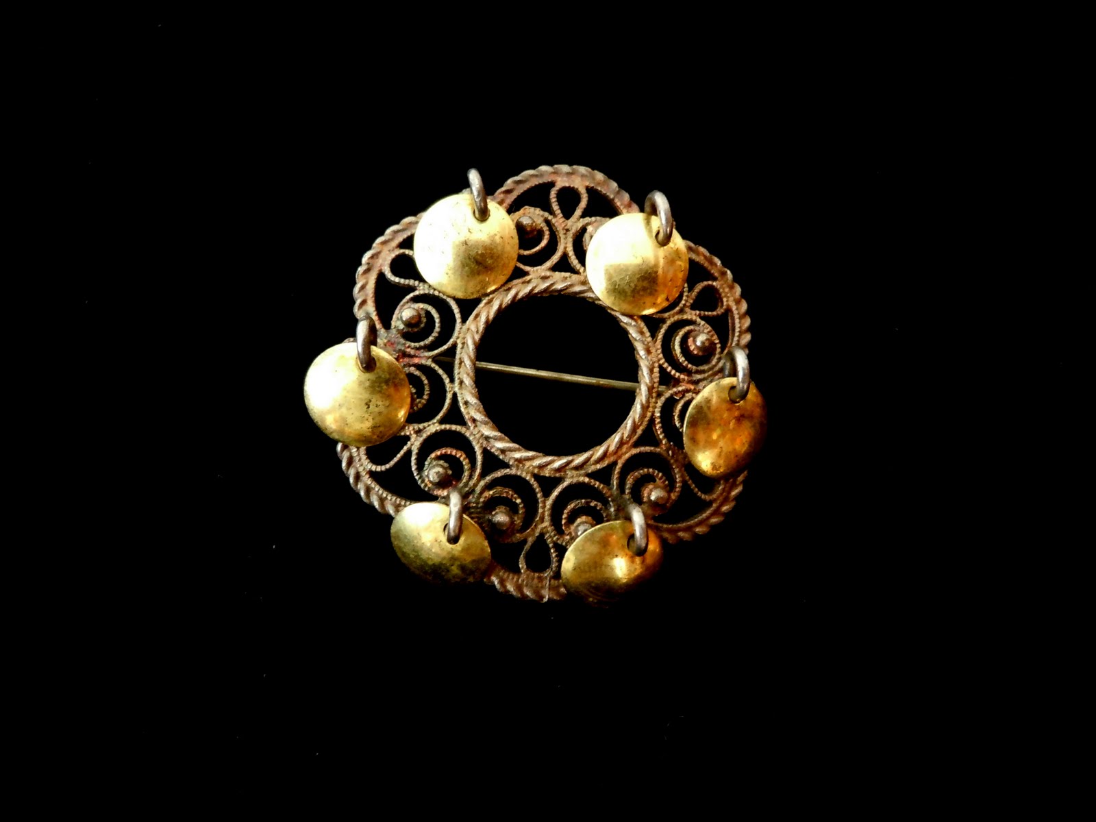 VirgoTraders Jewelry Blog: Vintage Norwegian Silver Solje Pin