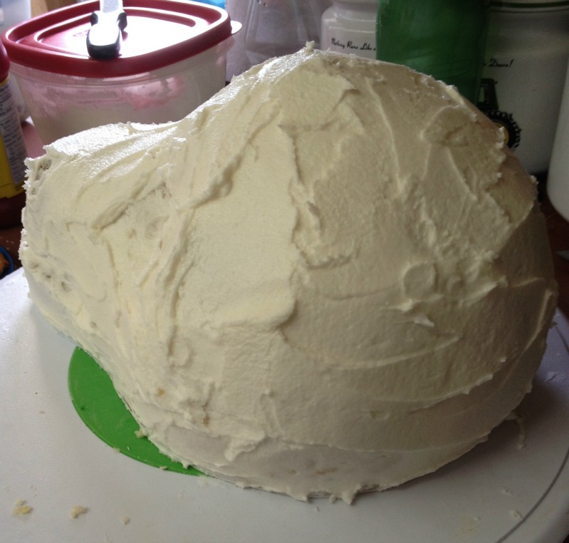 The Crafty Conundrum: SYTYC -T-Rex Cake Tutorial