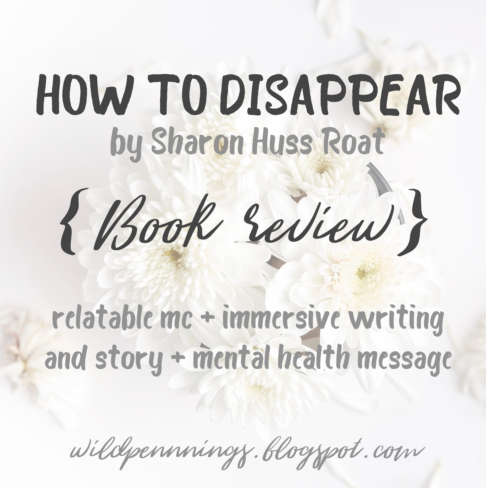 How to Disappear by Sharon Huss Roat {Book review} | Little London Street