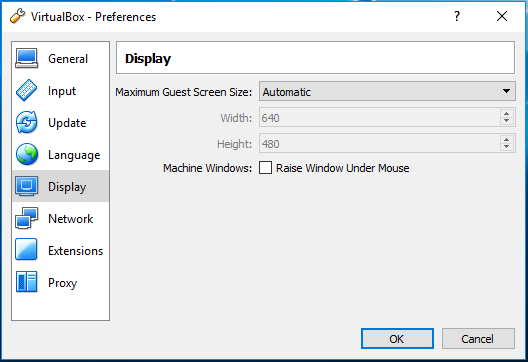 Understanding VirtualBox Preferences ~ Nhat Nguyen