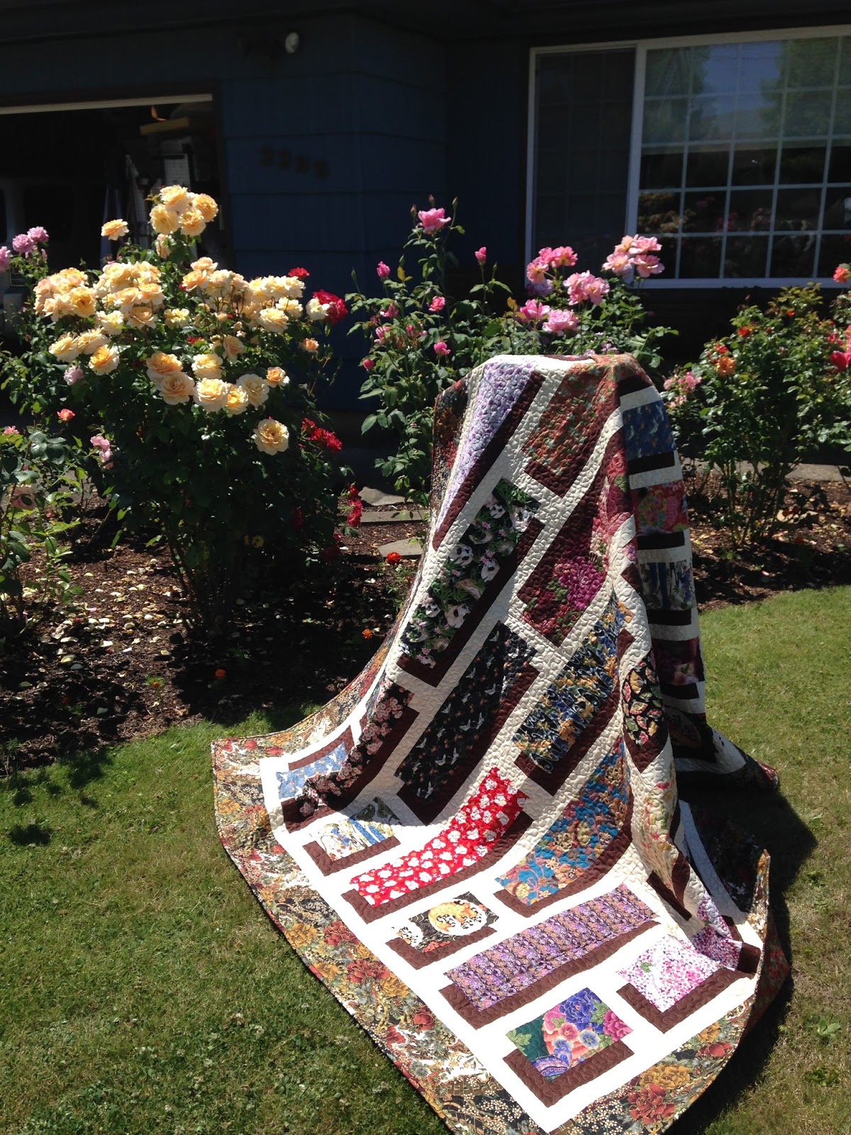 Wren's Nest: 2016 Finished Quilts - Asian Shadow Box Quilt 9