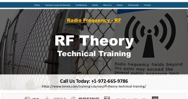 RF (Radio Frequency) Theory Technical Training