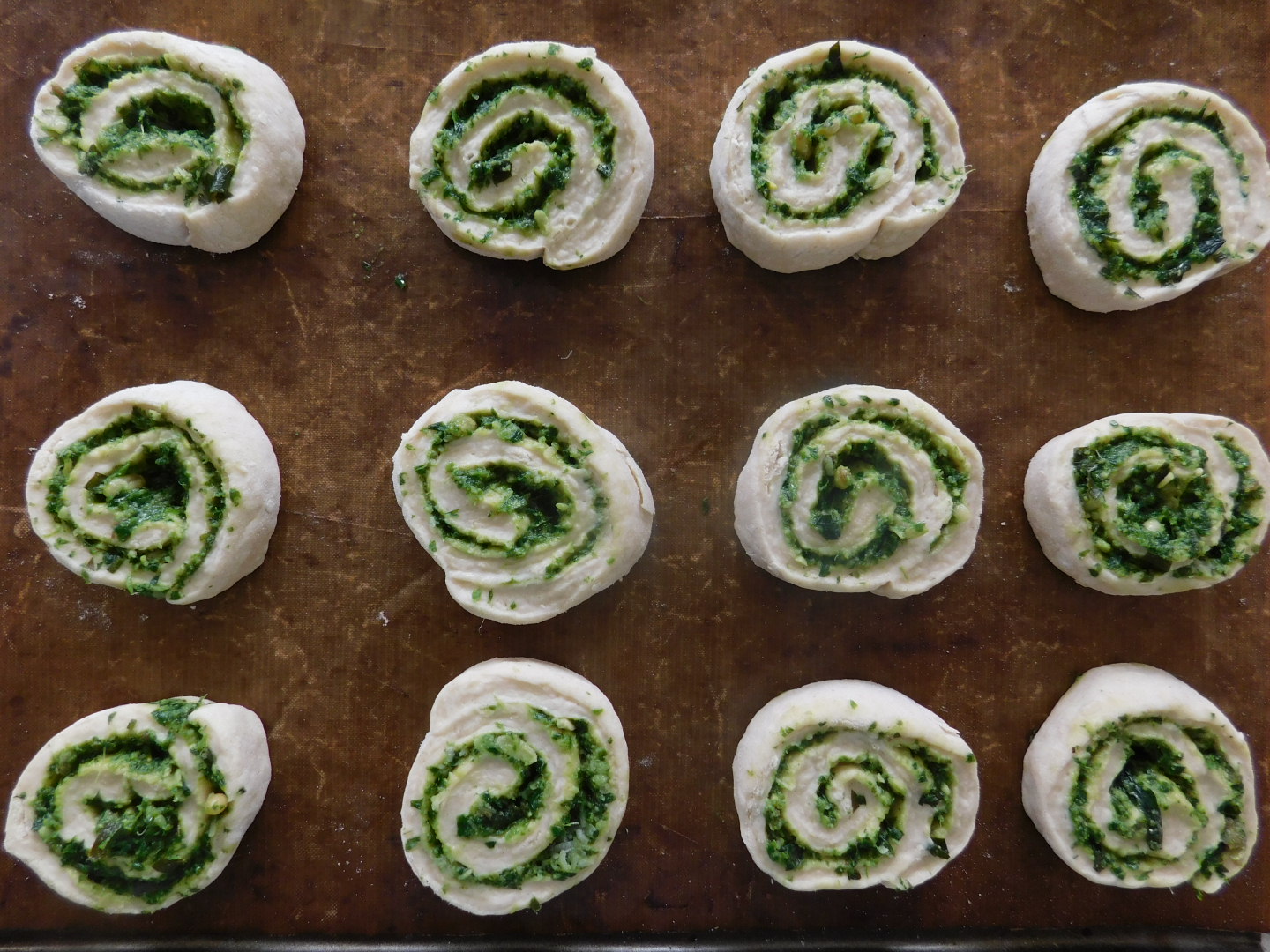 Wild Garlic Pesto Pinwheels | Foodie Quine - Edible Scottish Adventures
