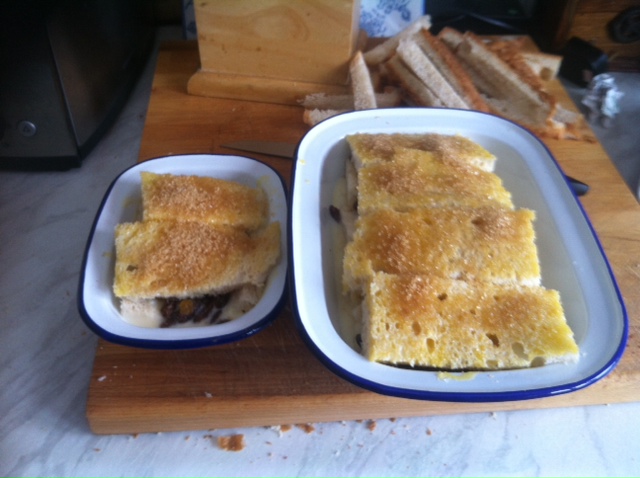 The Singing Gardener: Pretty nice bread and butter pud