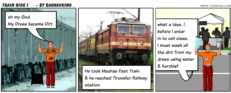RAGHAVENDRAN: TRAIN COMIC STORY