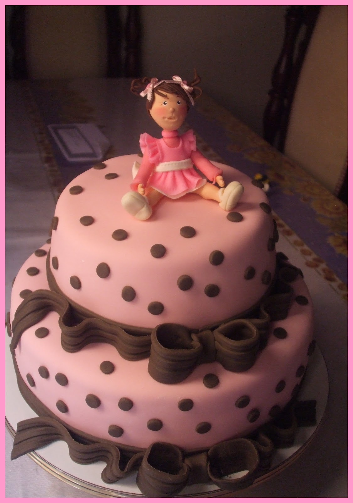 DOCE ARTE NA FESTA: Bolo Menina