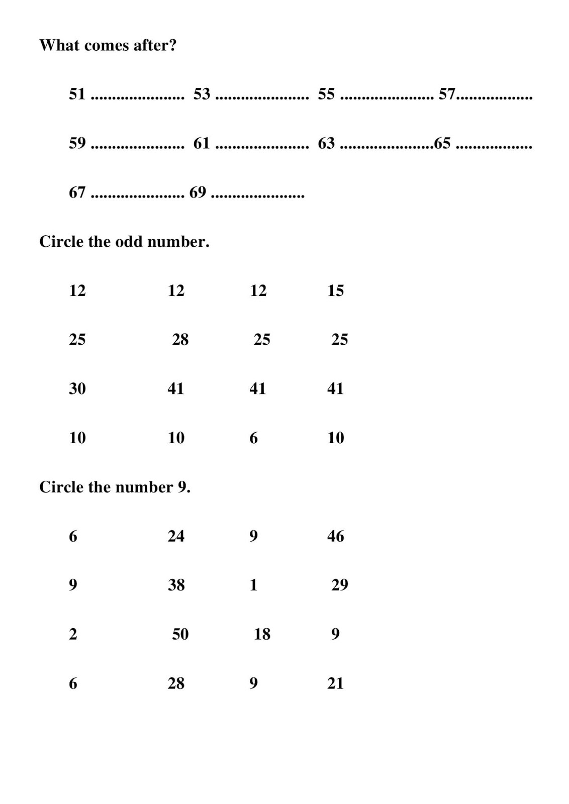 TRILOK SCHOOL: Winter Vacation Homework 2075 : Nursery