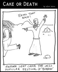 gigionsea The Water is Wide: "Fast" humour for Lent...