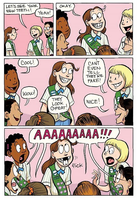 Review: Smile by Raina Telgemeier | The Blue Bookcase