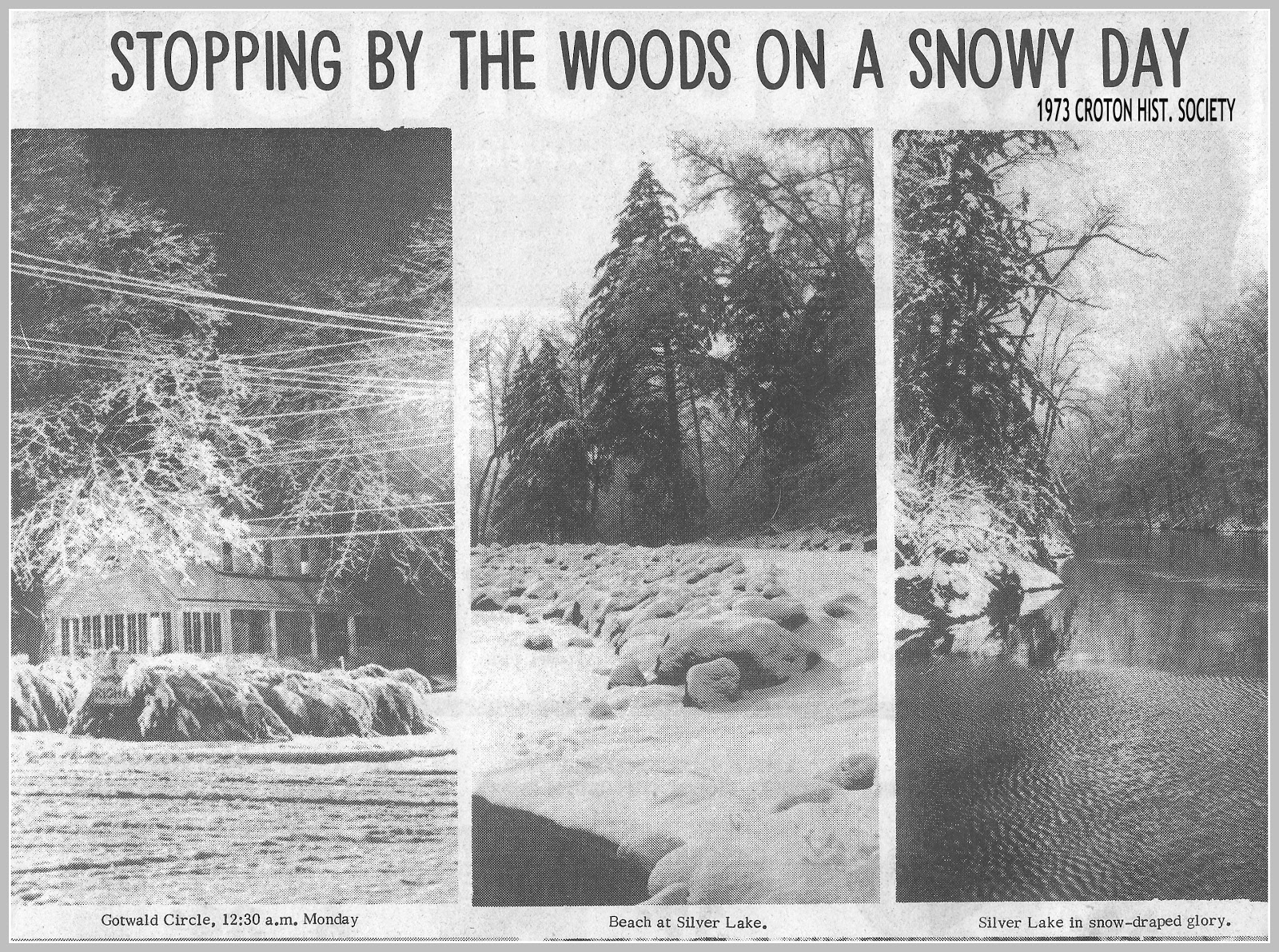EverythingCroton: A COLD WINTER'S DAY IN CROTON, 1973, HISTORICAL SOCIETY