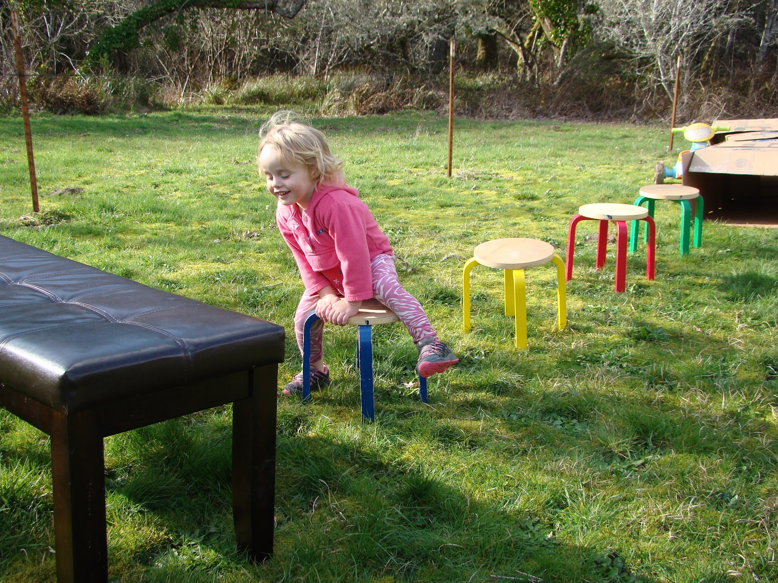 The Ovard Family: Homemade Obstacle Course