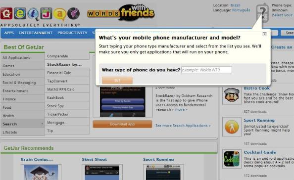 +TIM: Baixe aplicativos para o seu celular no Getjar.