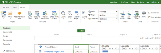 Accessing Project Sites in Project Online / Project Server 2013 ...