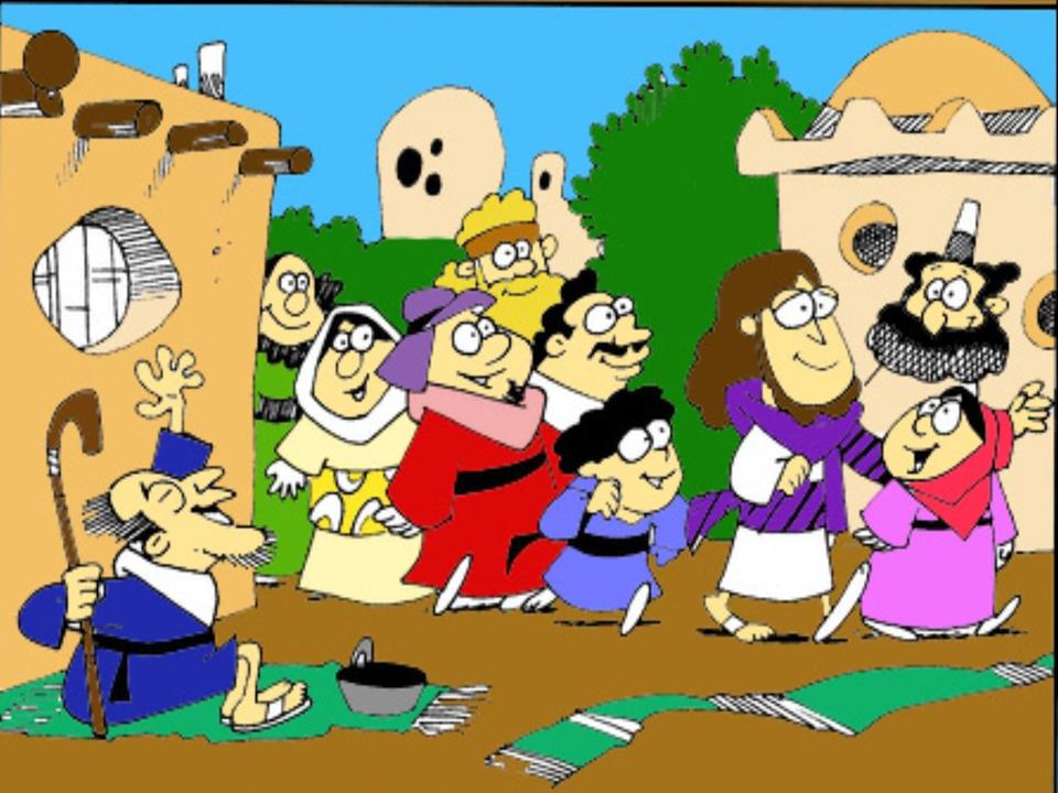 Sekolah Minggu Ceria: Bartimeus yang buta disembuhkan Tuhan Yesus