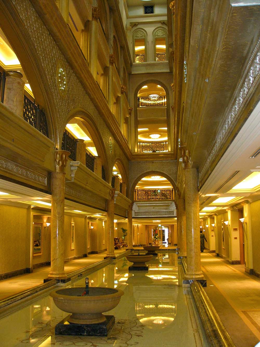 Interiors of Emirates palace (Abu Dhabi). ~ Interior Design