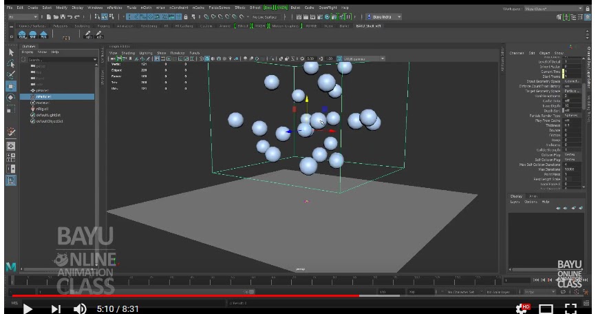 Maya nParticle Tool
