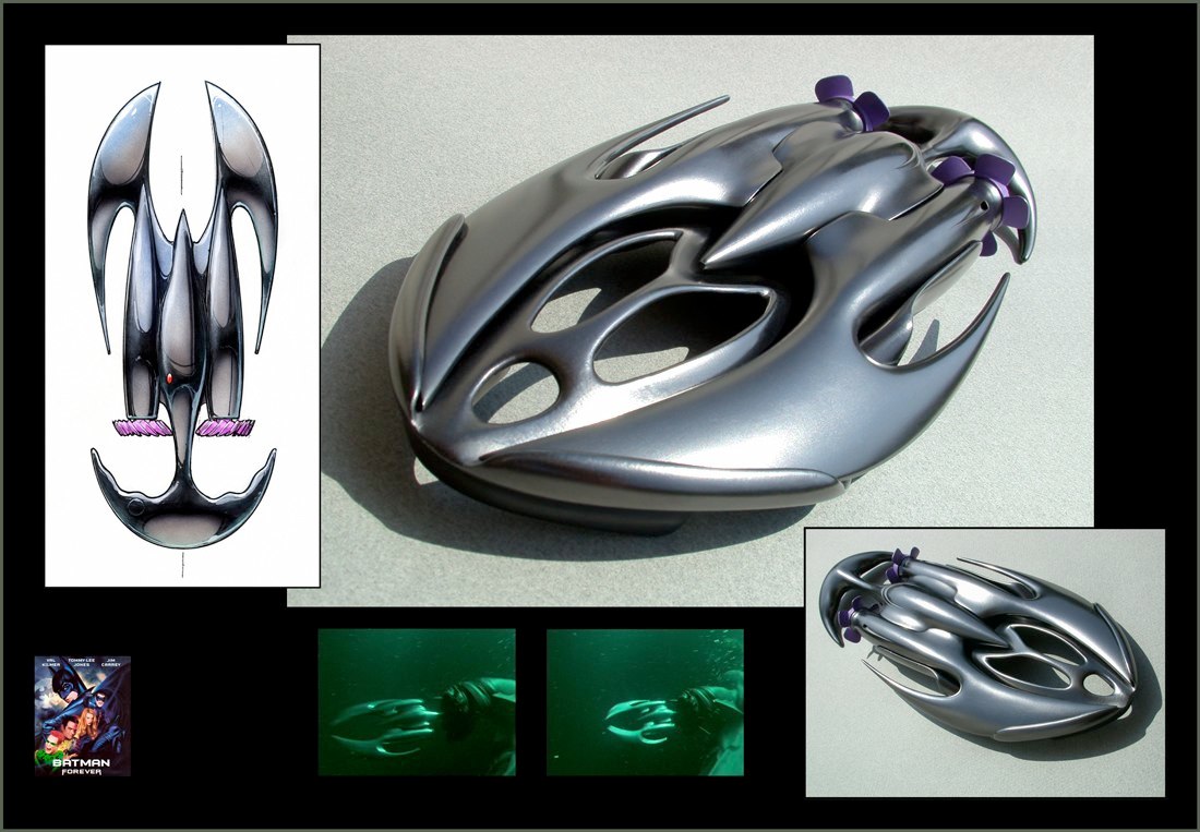 BATMAN FOREVER Weapons Concept Art by Chrisopher Ross « Film Sketchr