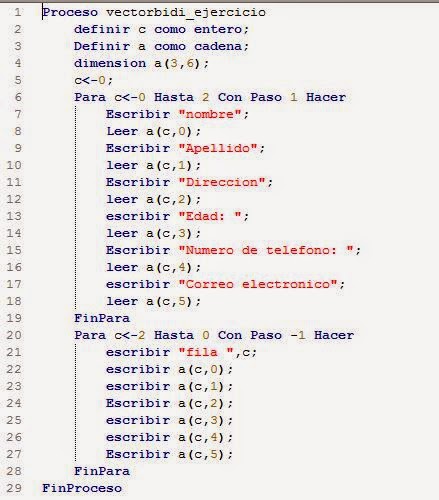 Programacion Basica y Avanzada.: Los Arrays y Combinacion de ...