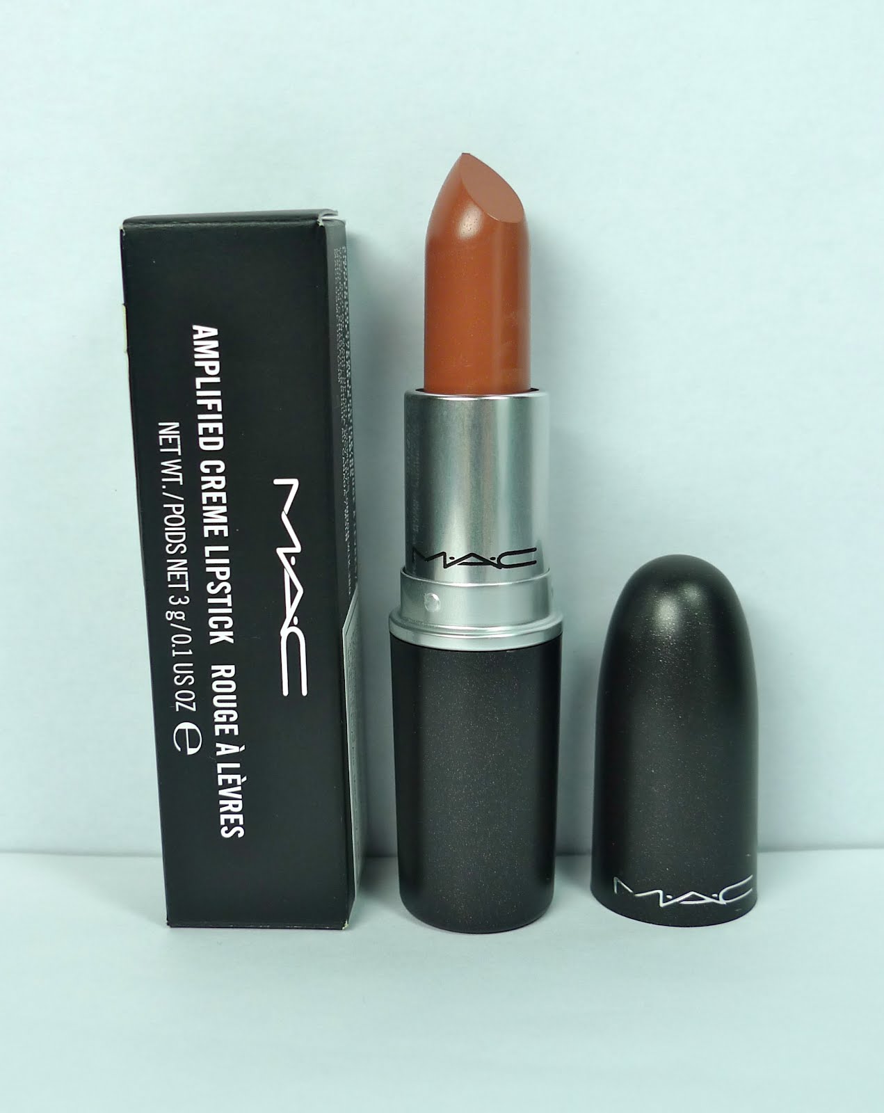 Review: MAC Amplified Creme Lipstick in Half N' Half
