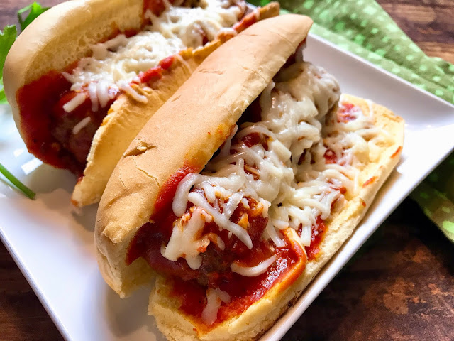 Cheesy Meatball Subs