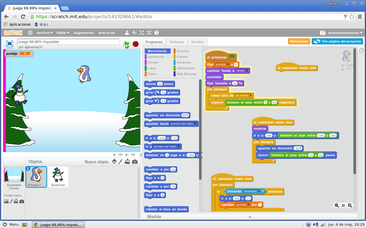 Competencias clave con Scratch: Actividades realizadas en el IES ...