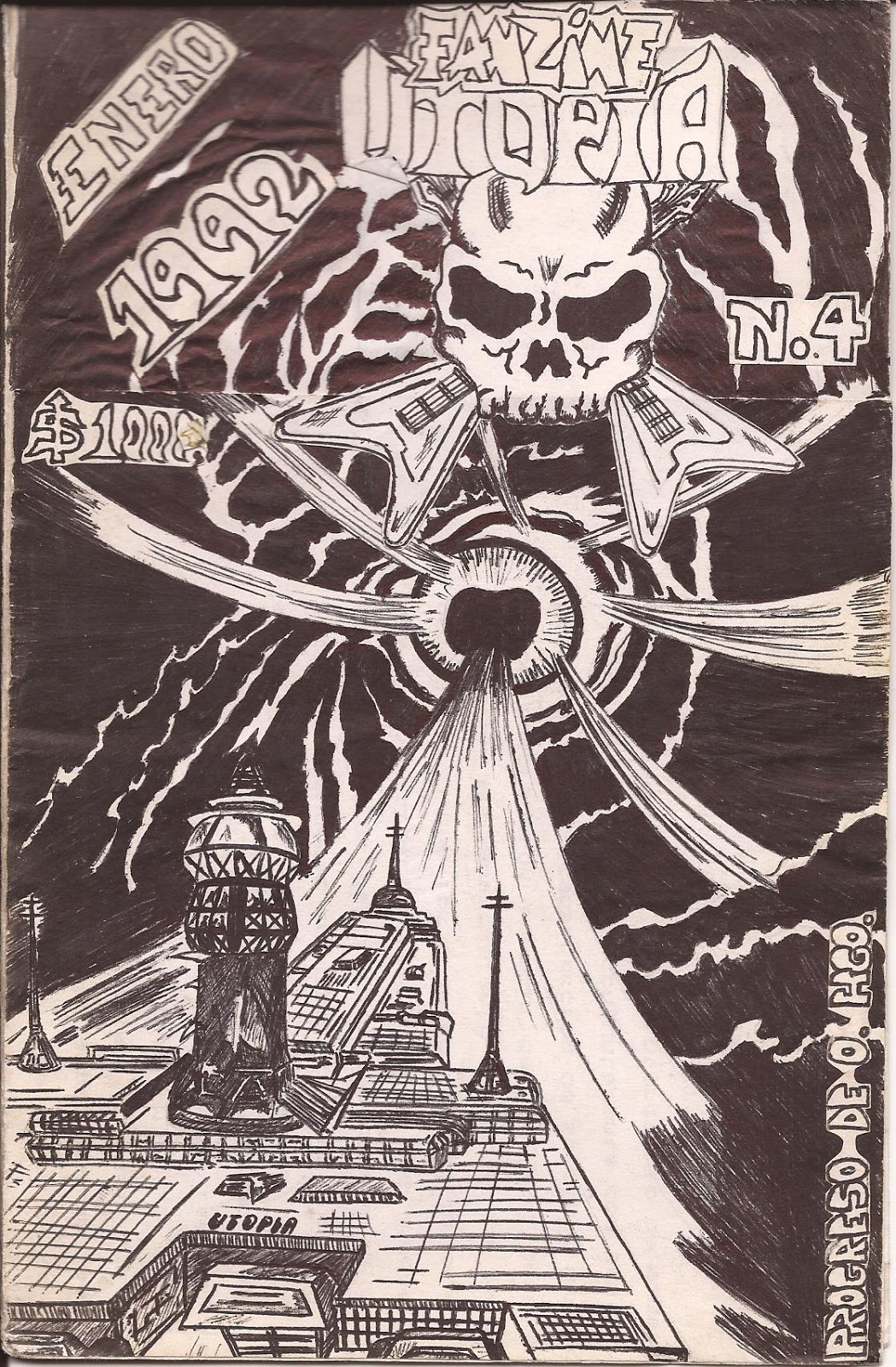 Fanzine Utopia: Portadas de los fanzines