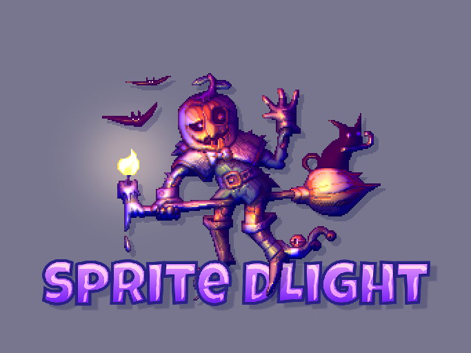 Sprite DLight Title Art Revealed | Game Design and Art