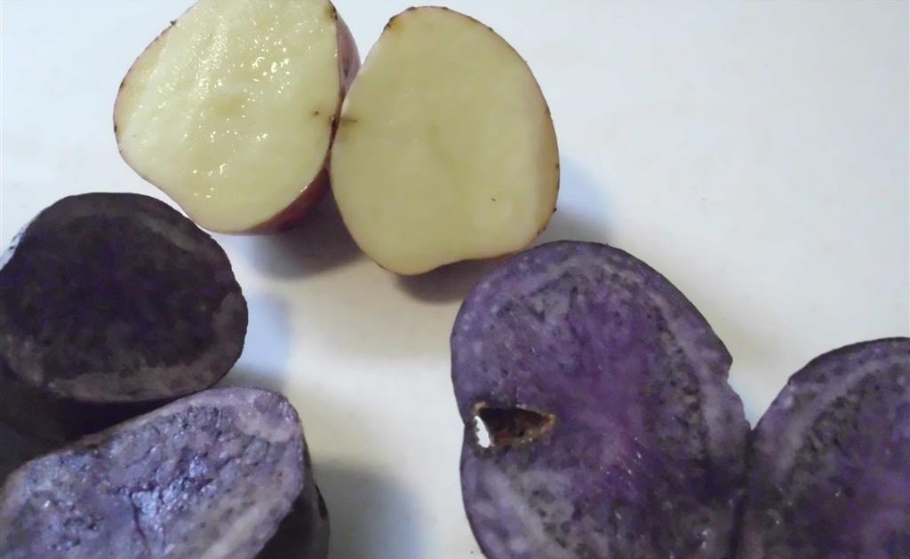 The Do-It-Yourself Mom: Strange Sights: Purple Potatoes