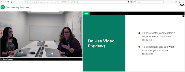 A Look at Video Previews on Teachers Pay Teachers