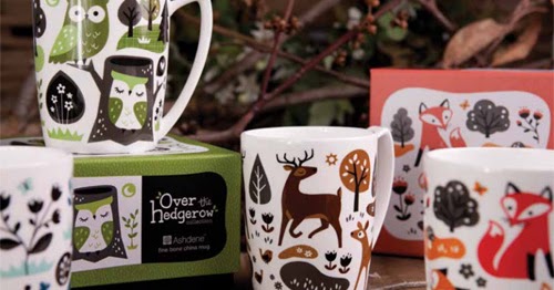 My Owl Barn: Over the Hedgerow - Mugs