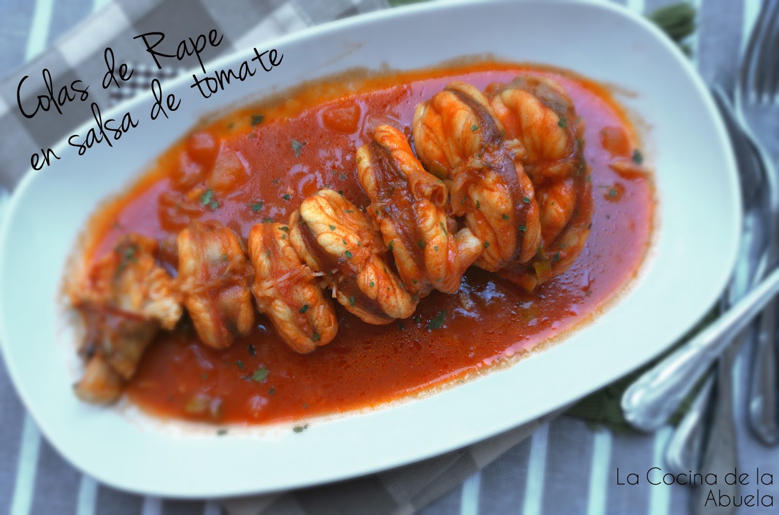 Cola de Rape en Salsa de Tomate