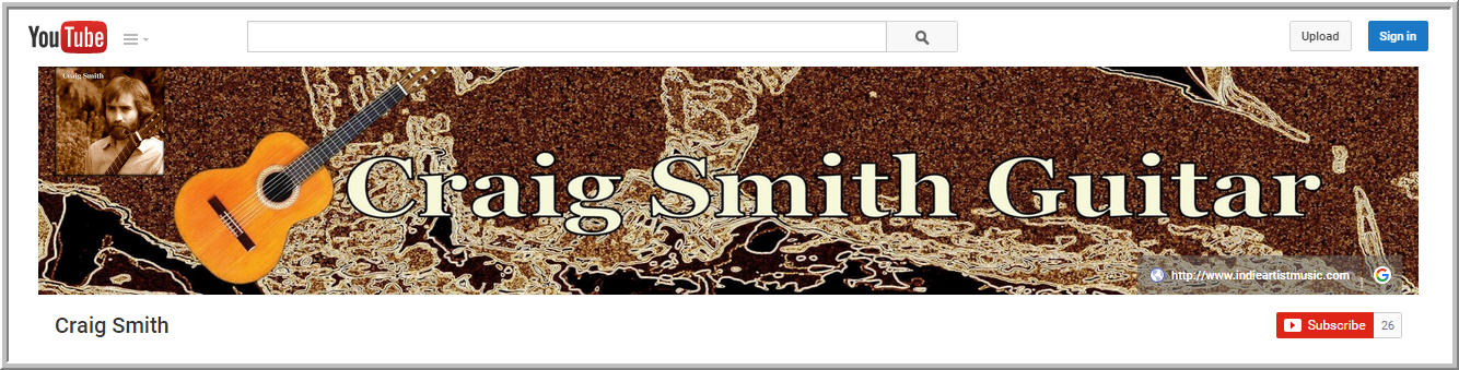 Craig Smith Guitarist on YouTube
