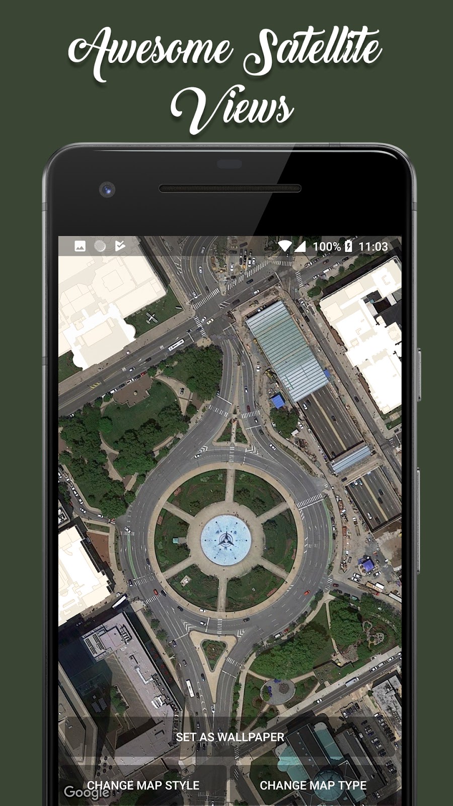 Mapo Wallpaper (Create Wallpapers from Google Maps)