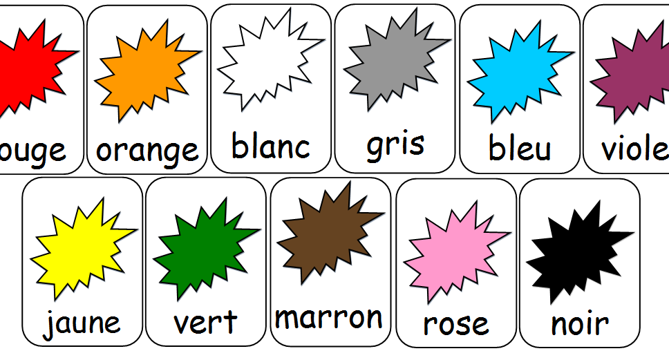 Parlo francese: I COLORI