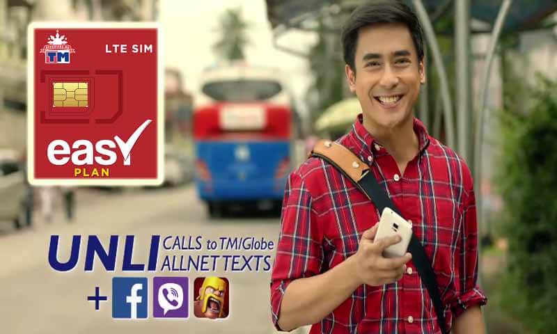 TM Easy Plan 150 - 15 Days Unli All-net Calls and Texts + 2GB/day for Apps