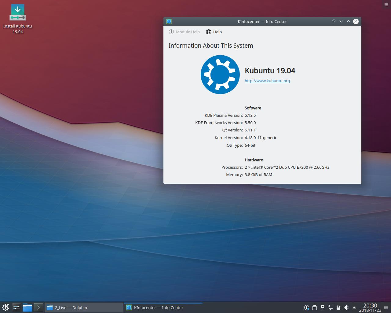 Byteria: Kubuntu 19.04 “Disco Dingo” (daily-build)