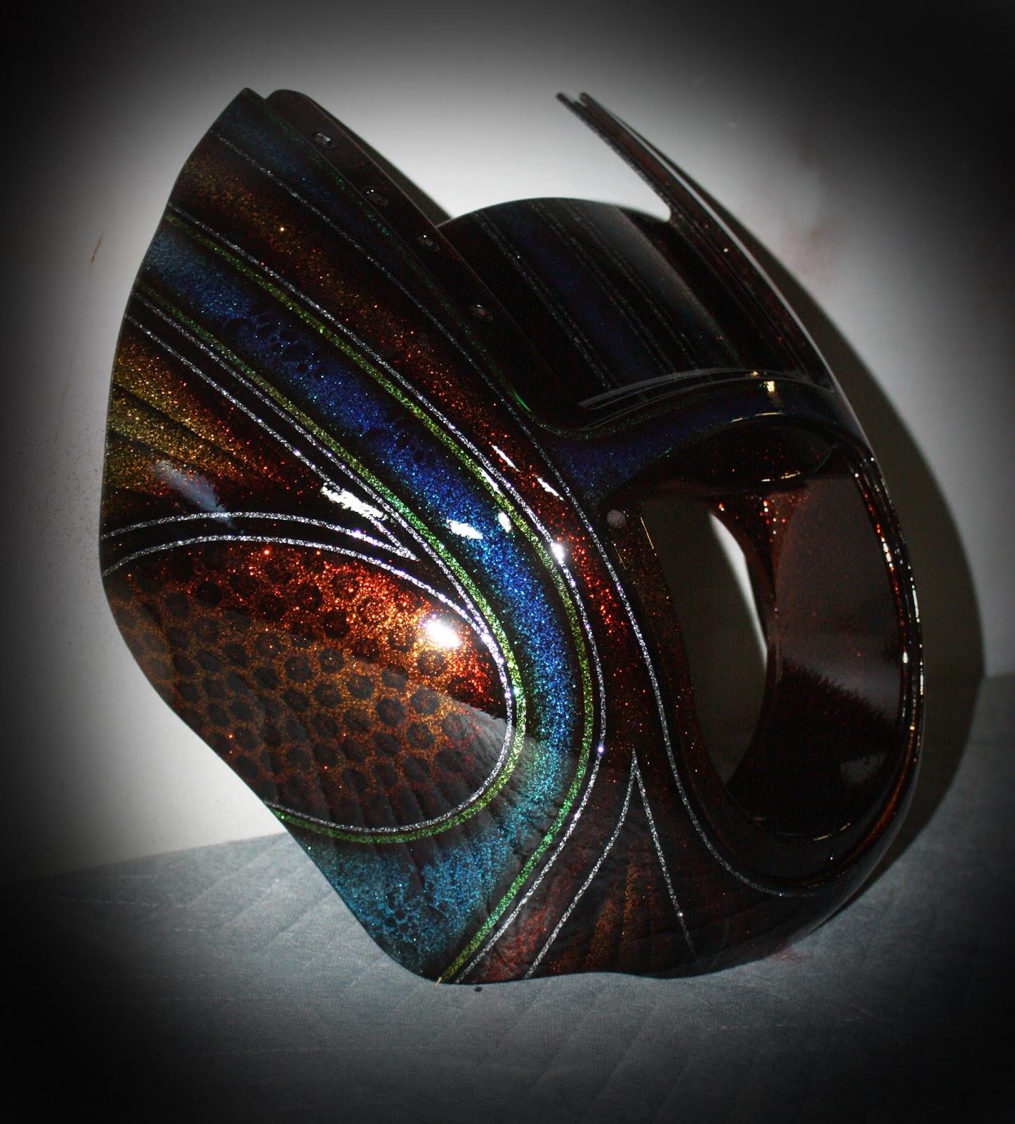 Online Motorcycle Paint Shop: Sportster Metal Flake Candy gold, green ...