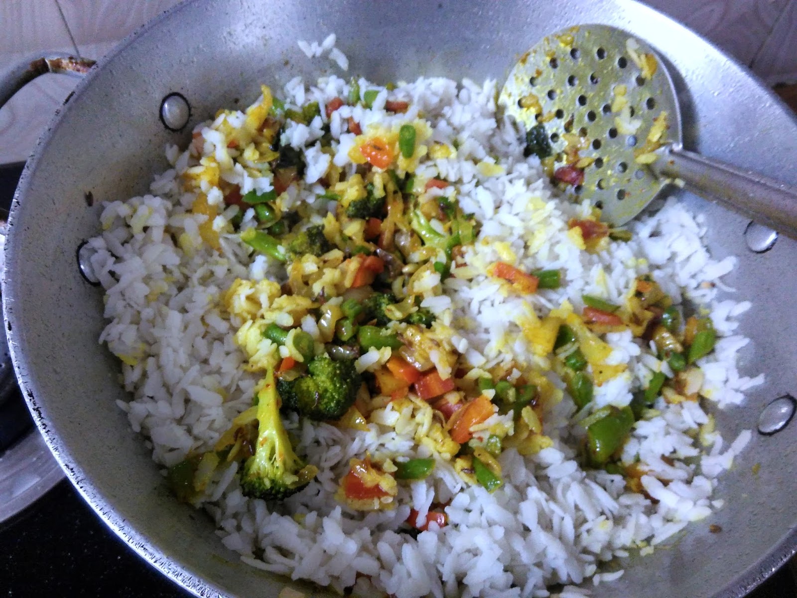 Mix Veg Rice Poha Recipe | Blast Of Flavours