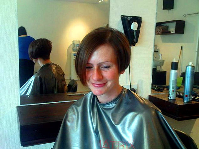 Celebrity Hairstyle: Freshly Cut and Caped