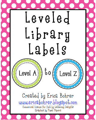 Leveled Library Labels