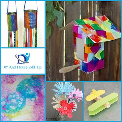 DIY And Household Tips: 45 Quick & Easy Kids Crafts