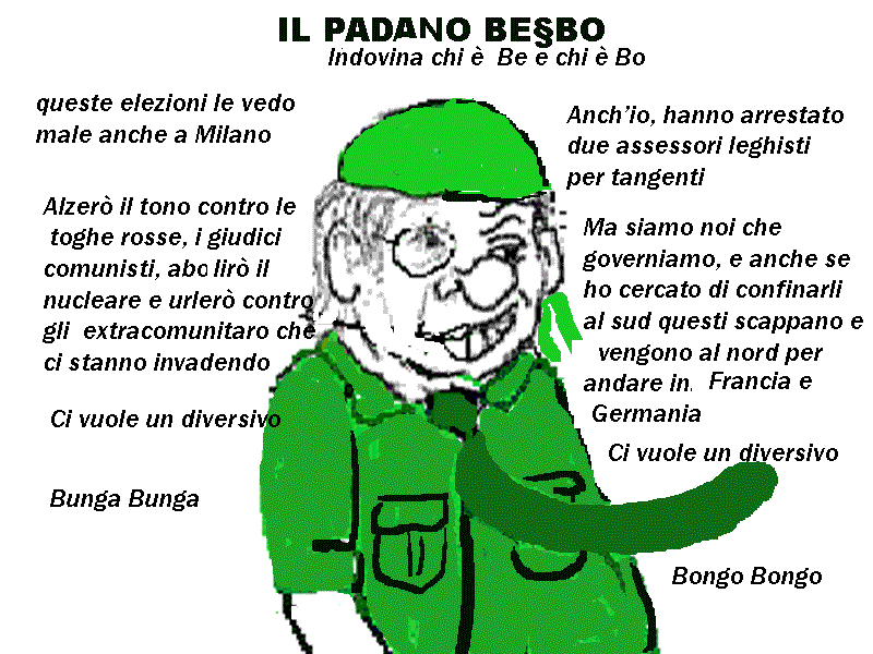 Vignette di satira politica e Sociale: Due leghisti per tangenti in un ...