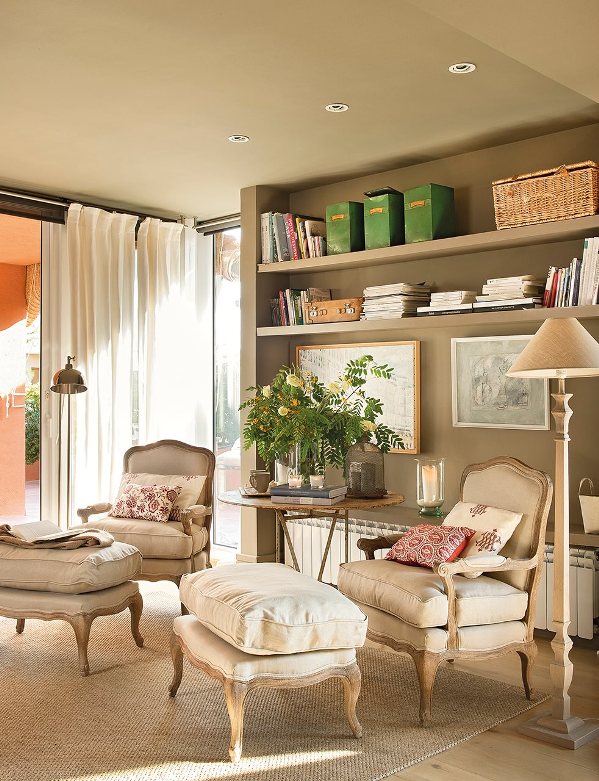 CASA DECORADA CON COLORES TIERRA [] HOUSE DECORATED WITH BROWN TONES