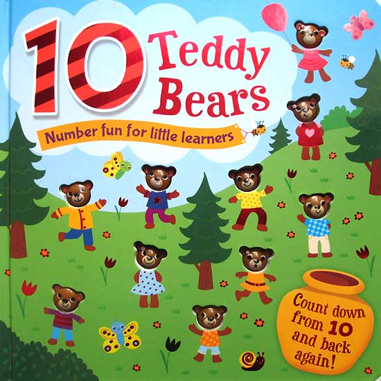 Planet Bayi: 10 Teddy Bears Board Book - Number Fun for Little Learners ...