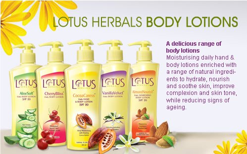 review of beauty products: its new: Lotus Herbals introduces BODY LOTIONS